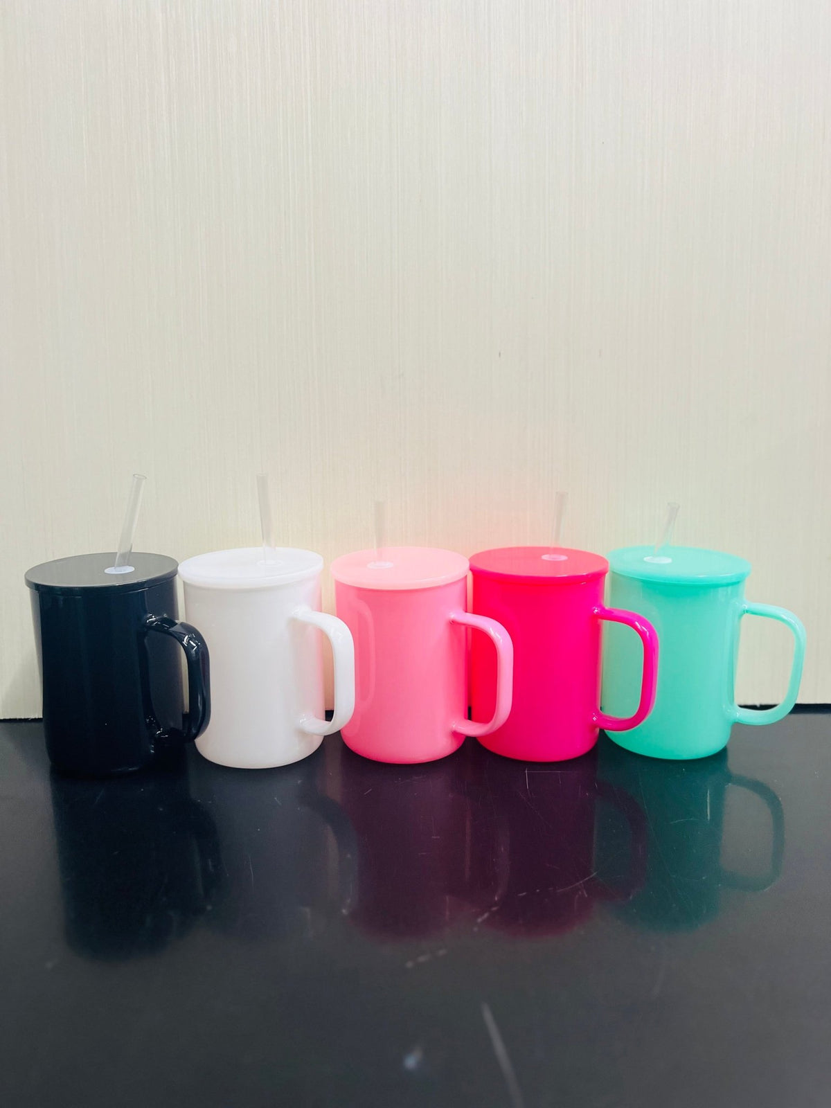 17oz. Glass Can Mug with Lid/Handle/Straw – My Vinyl Craft