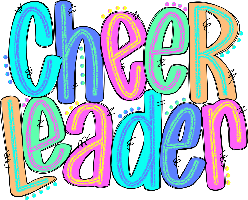 Cheer Leader Dtf Transfer My Vinyl Craft