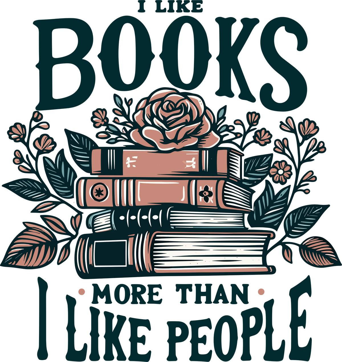 B6 - Books Over People DTF Transfer – My Vinyl Craft