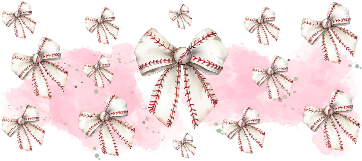 UV96 Baseball Bow UV DTF Cup Wrap – My Vinyl Craft