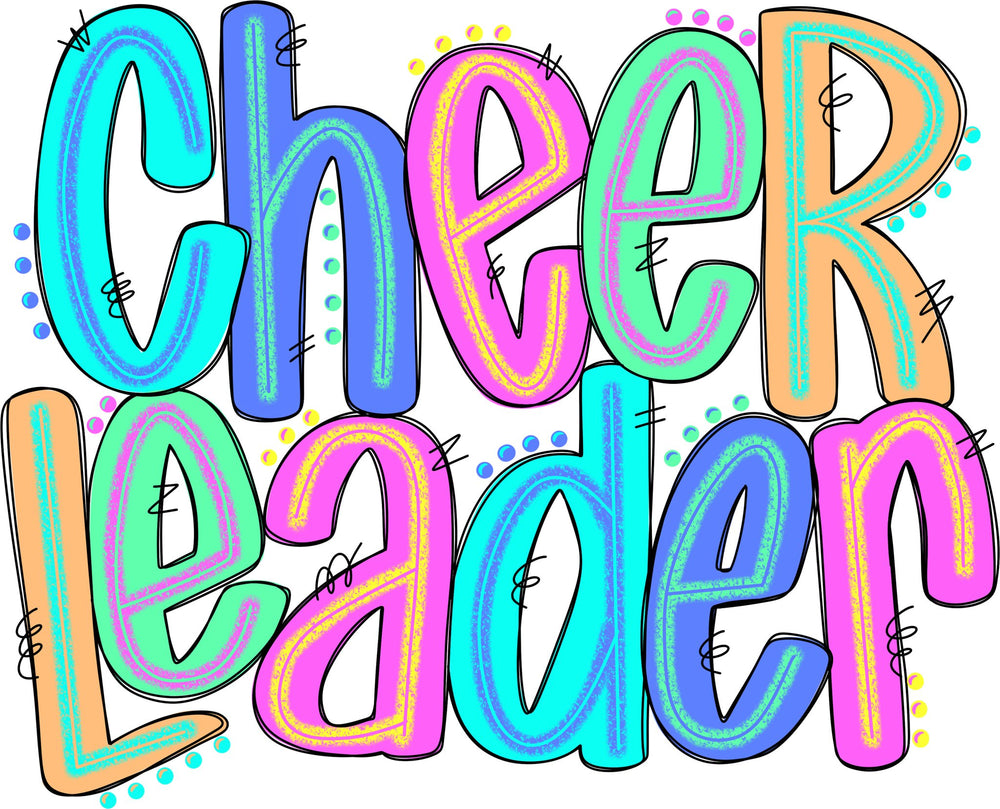Cheer Leader DTF Transfer – My Vinyl Craft