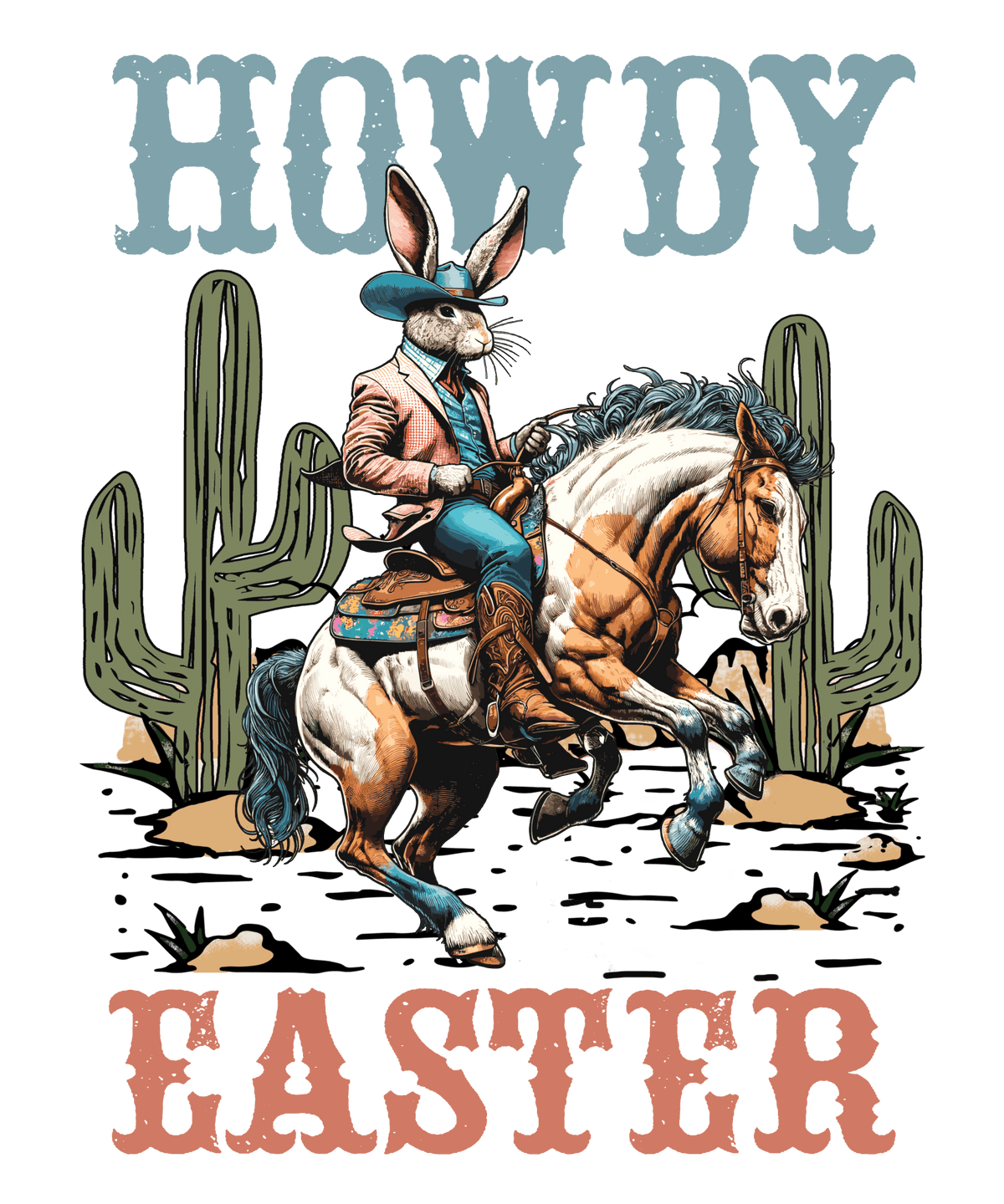 Howdy Easter DTF Transfer – My Vinyl Craft