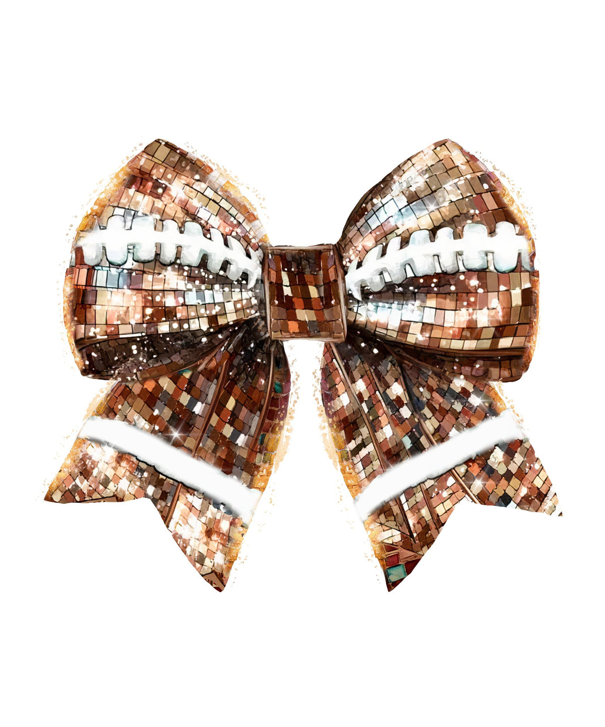 FB11 - Football Bow Disco DTF Transfer – My Vinyl Craft