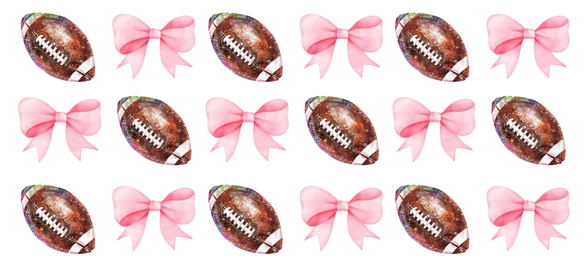 UV88 - Football Bows UV DTF Cup Wrap – My Vinyl Craft