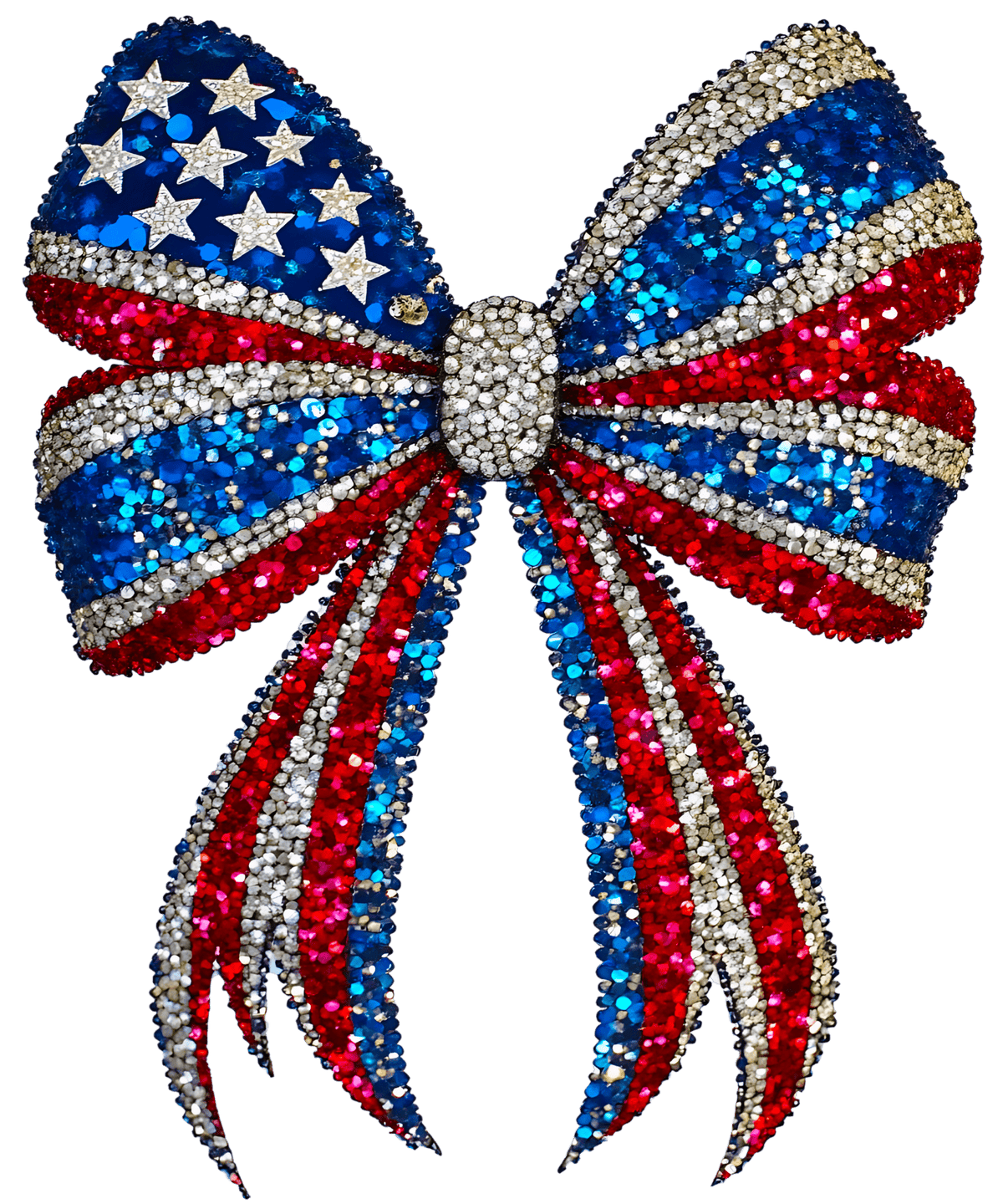 Star Spangled Bow DTF Transfer – My Vinyl Craft