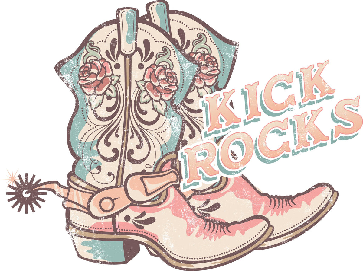 Kick Rocks DTF Transfer- S11 – My Vinyl Craft
