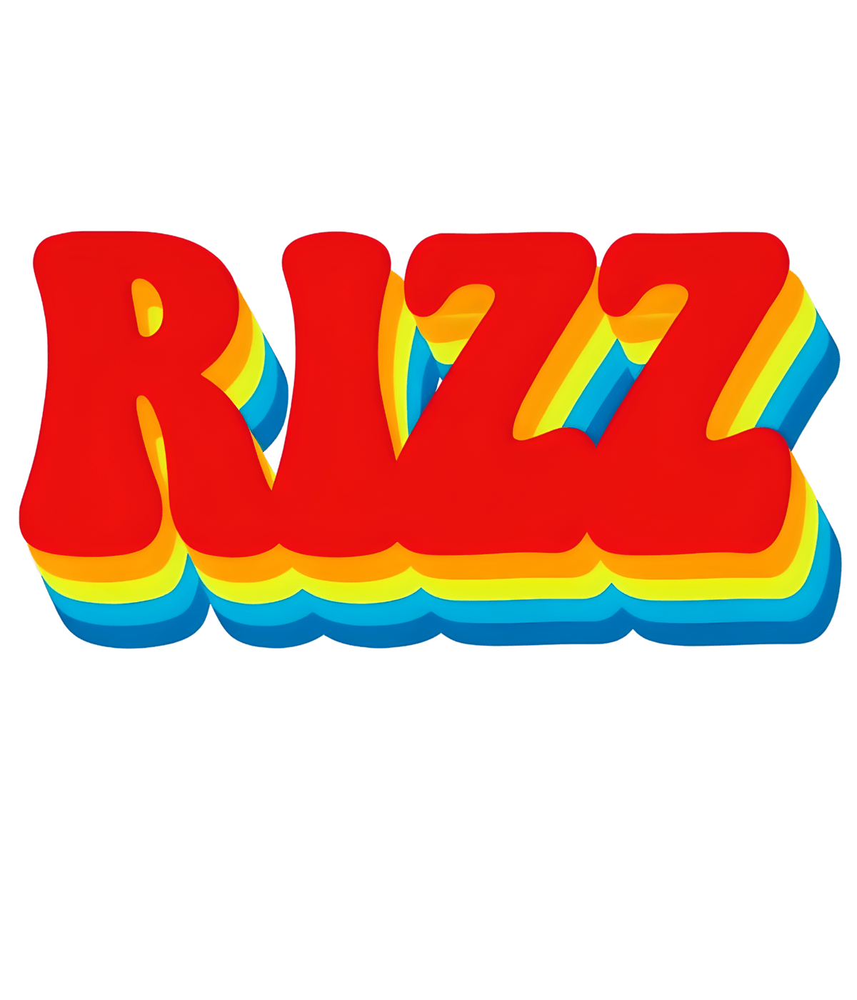 Rizz Rainbow DTF Transfer – My Vinyl Craft