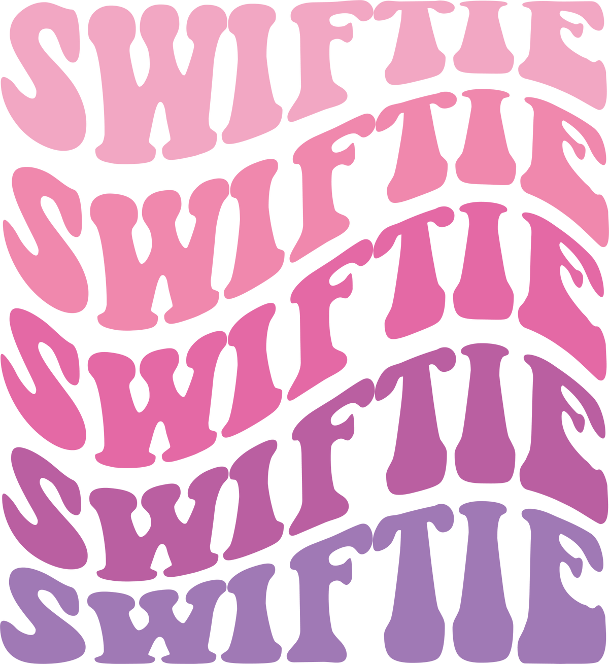 Pink Swiftie DTF Transfer – My Vinyl Craft