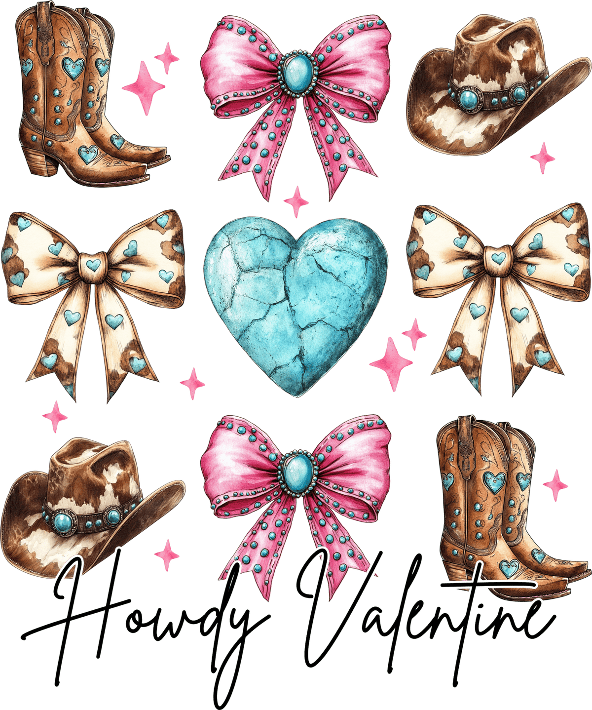 VA10 - Howdy Valentines DTF Transfer – My Vinyl Craft