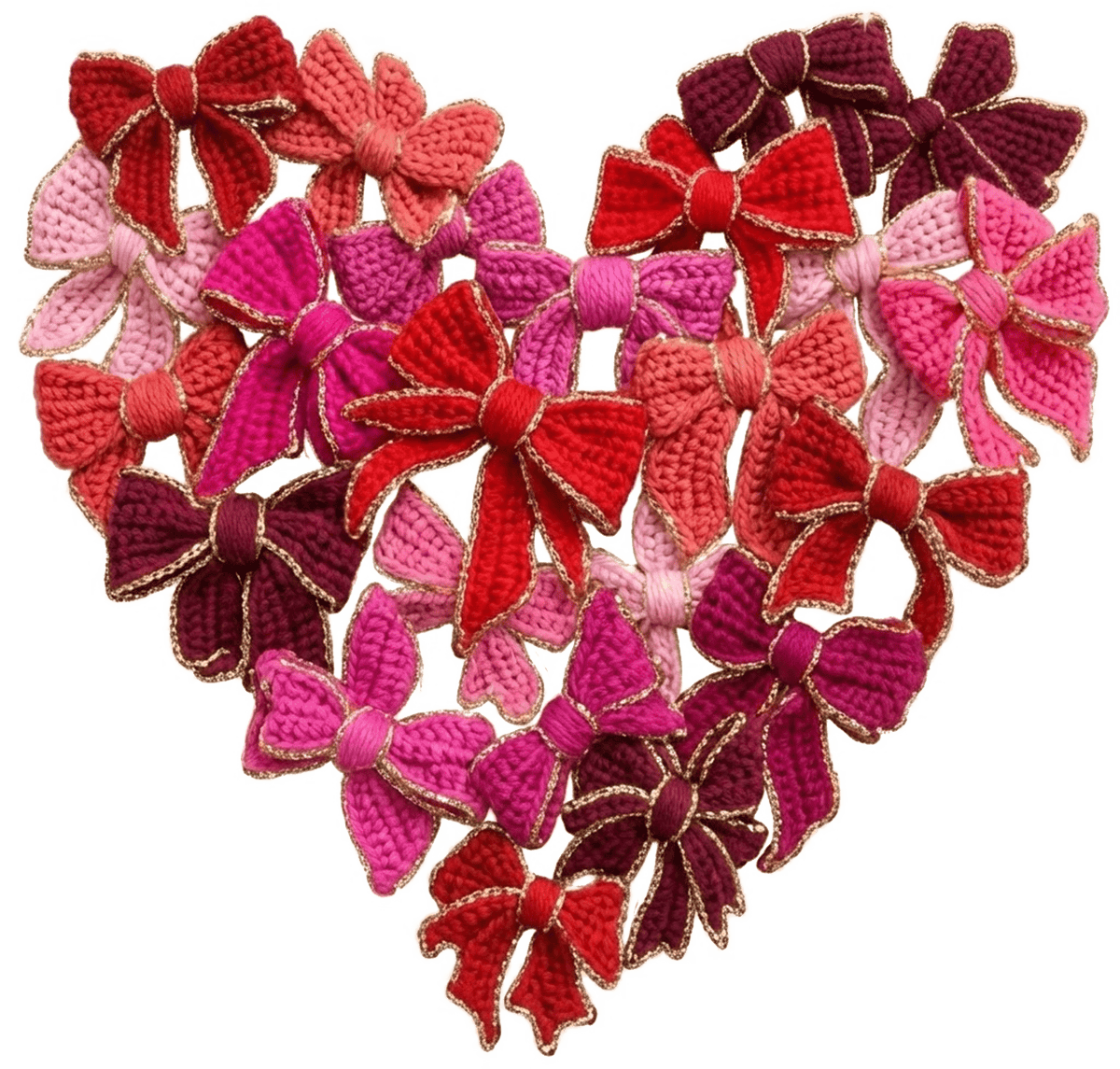 Heart Faux Yarn DTF Transfer – My Vinyl Craft