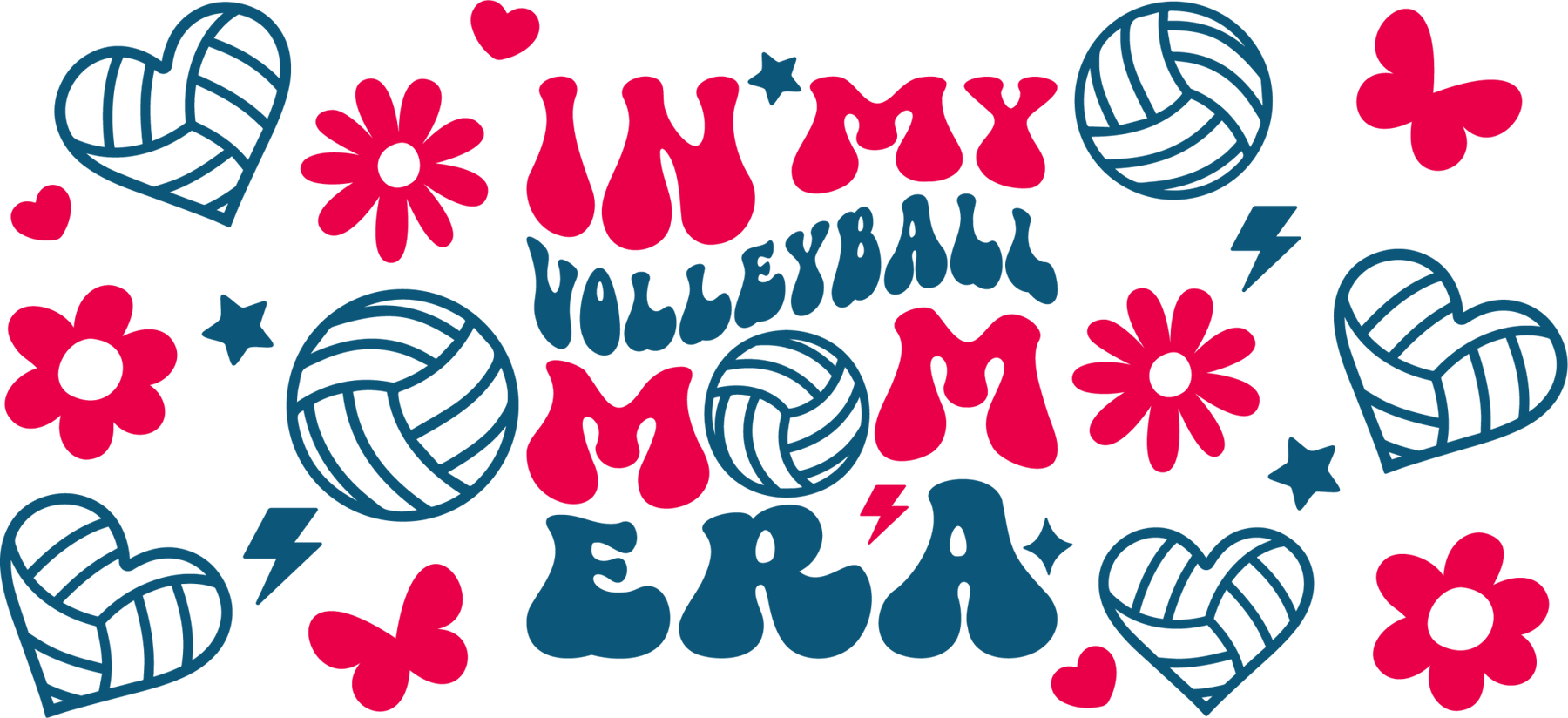 UV68 - Volleyball Mom Era UV DTF Cup Wrap – My Vinyl Craft