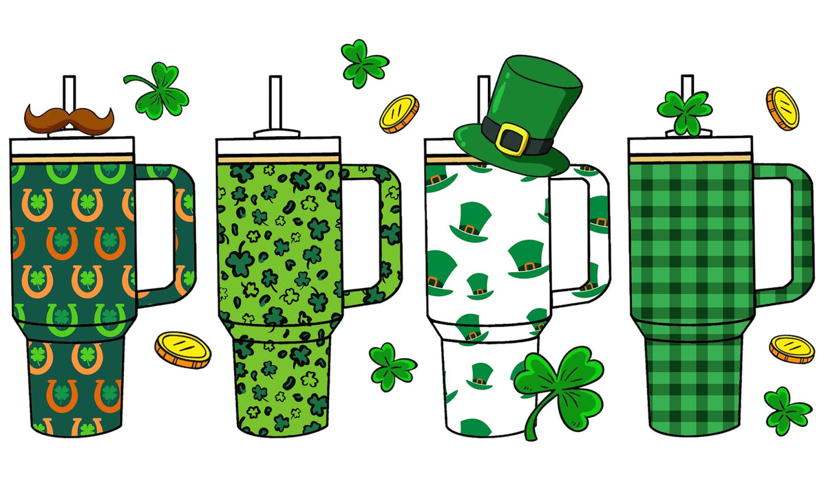 Lucky Cups DTF Transfer | My Vinyl Craft